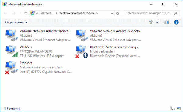 Windows Netzwerk: Schnell Netzwerkverbindungen anzeigen