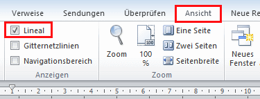 Lineal In Word Einstellen : Anpassen von Einzügen und Abständen in Word ...
