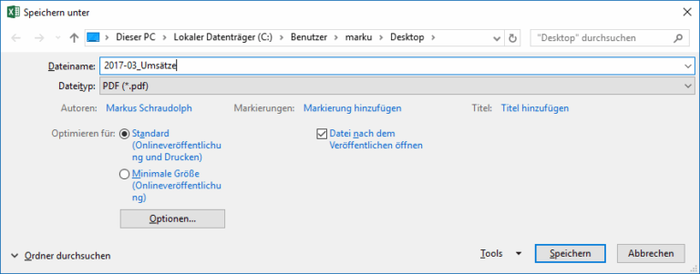 Excel als PDF speichern - so einfach geht das Excel als PDF speichern - so einfach geht das