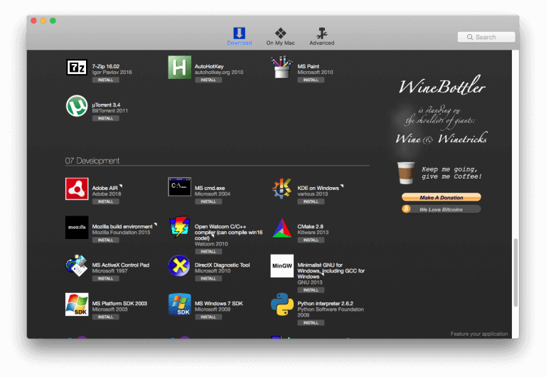 Winebottler windows versions - gawerkk