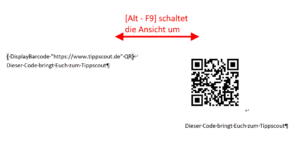 Word: QR-Code in Texten verwenden - ohne Zusatzprogramme